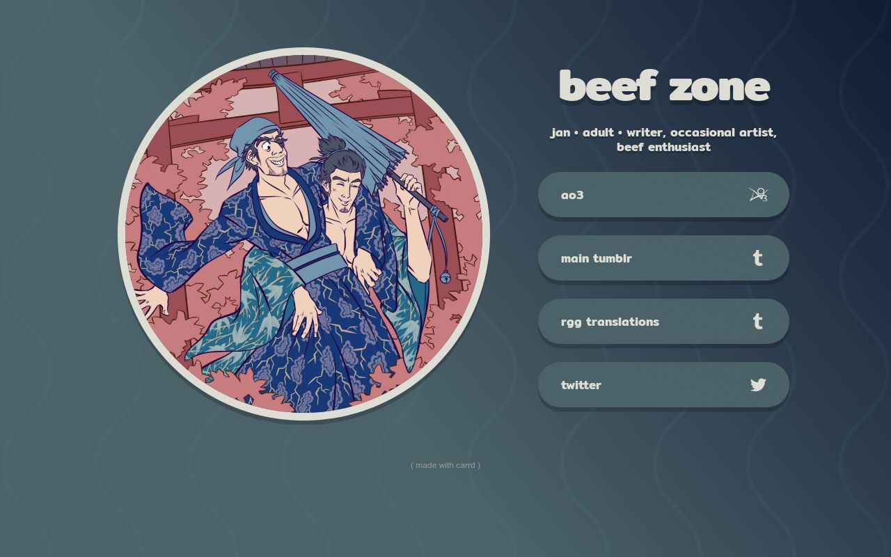 welcome to the beef zone